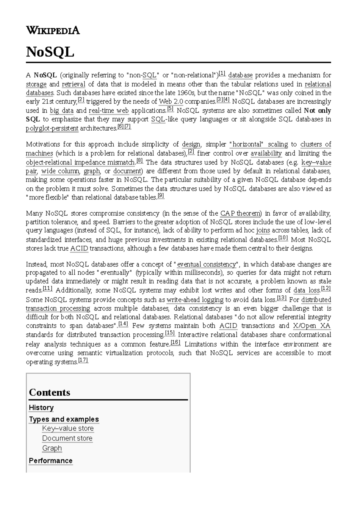 No SQL - Manual sobre NoSQL - NoSQL A NoSQL (originally referring to ...