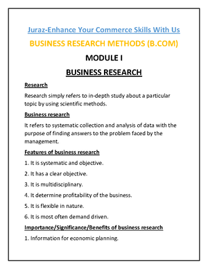 Business research method - Important Questions with Answers Research ...