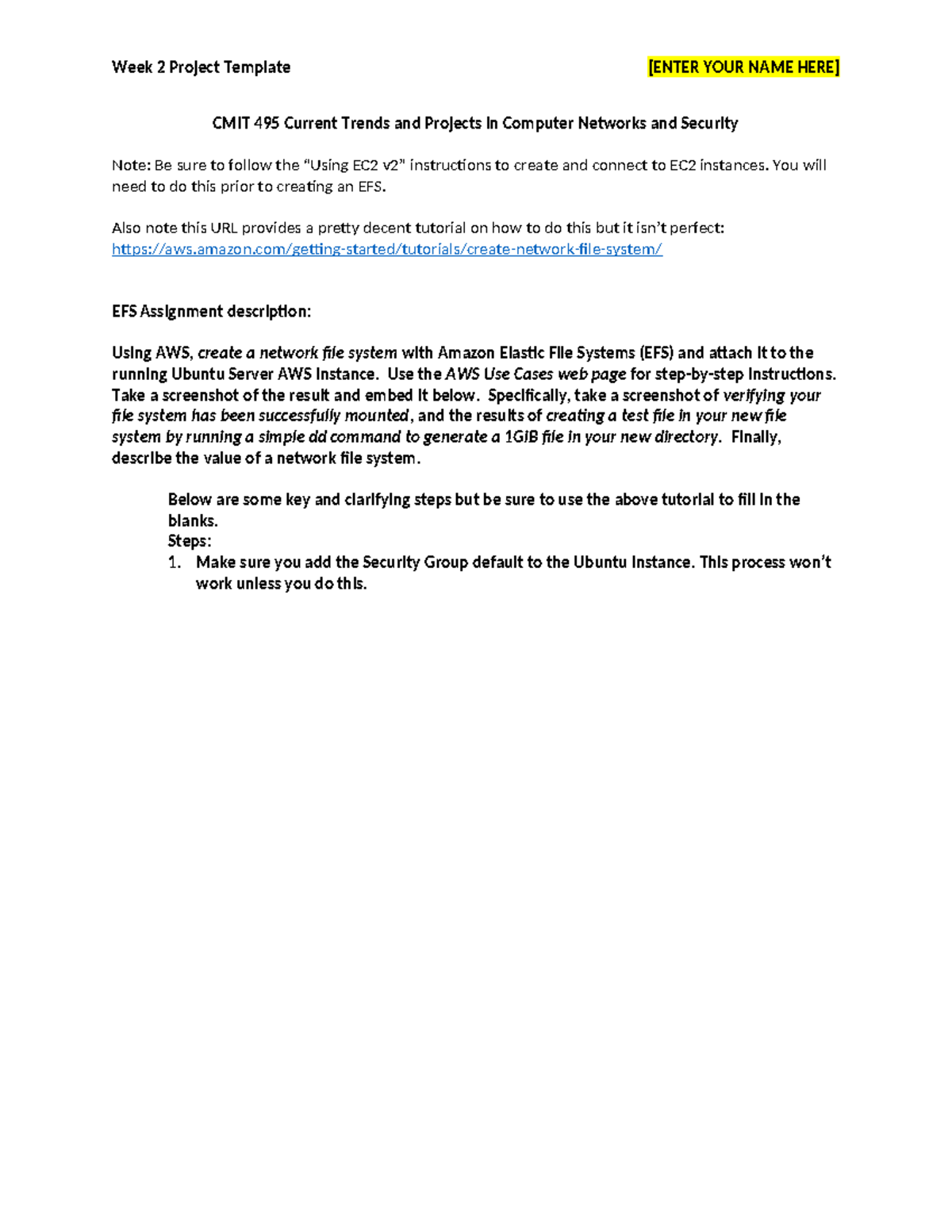 EFS Hints - nice - CMIT 495 Current Trends and Projects in Computer ...