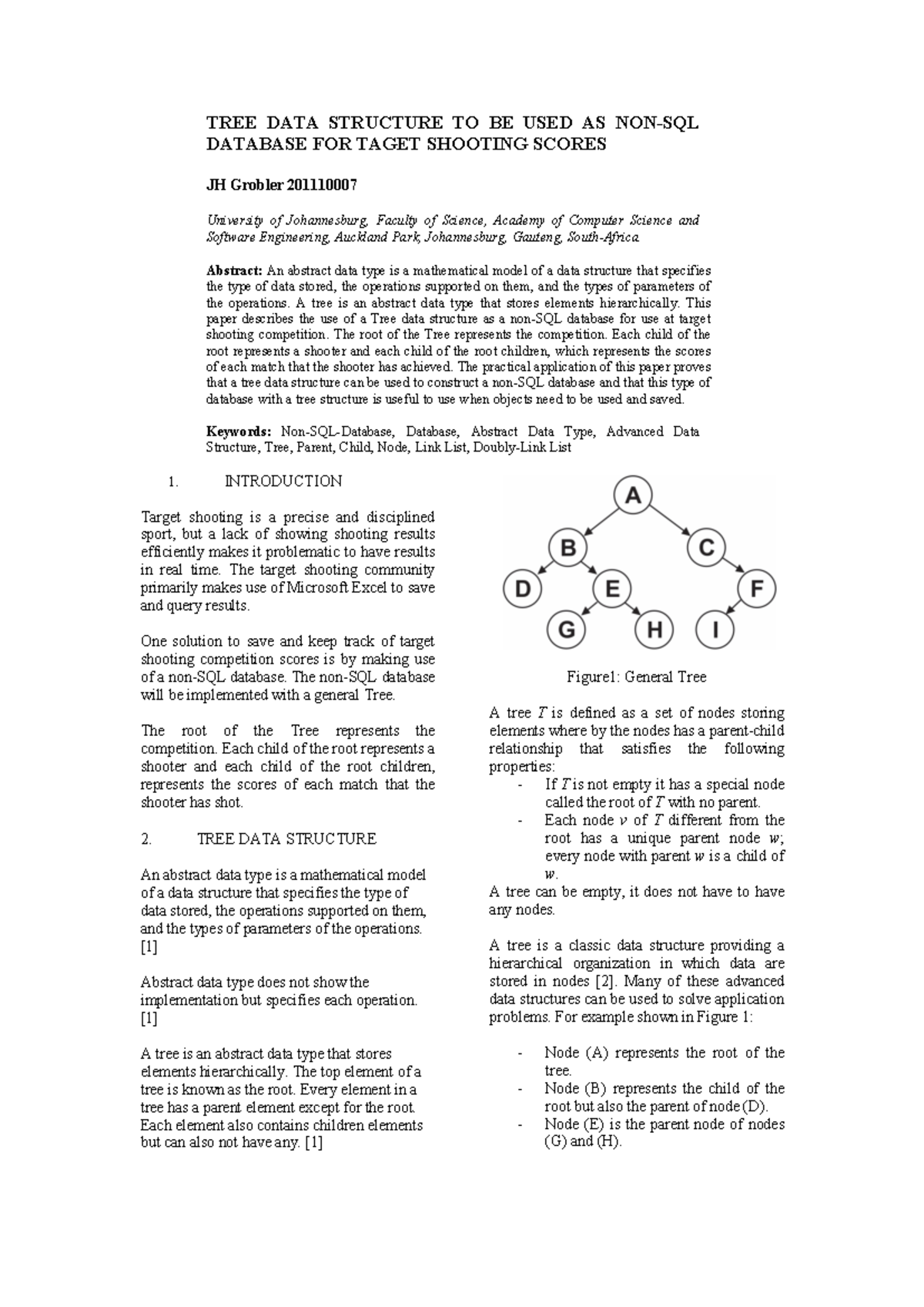 Example 2 - Assignment materials - TREE DATA STRUCTURE TO BE USED AS ...