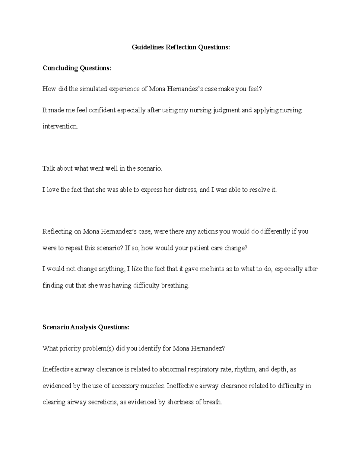 GRO Mona - monna v sim - Guidelines Reflection Questions: Concluding ...