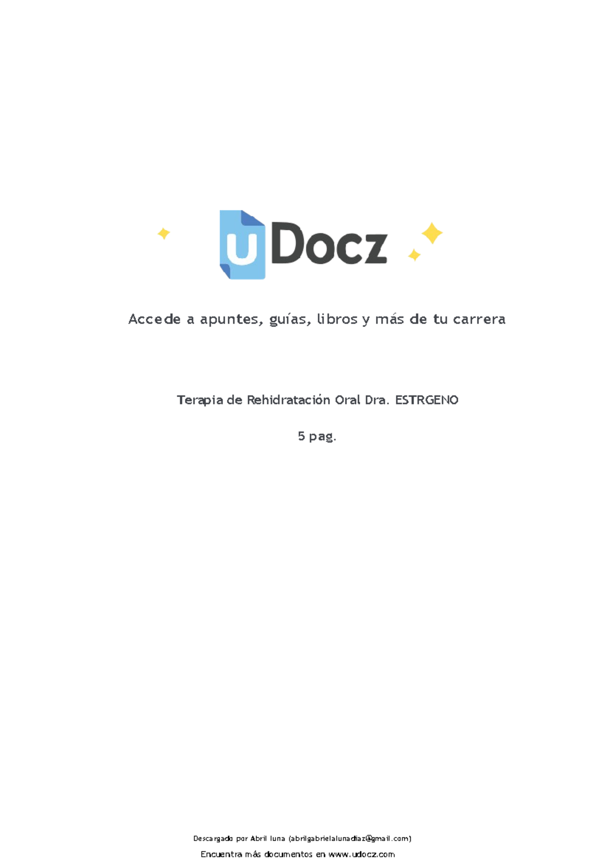 Terapia de rehidrata 105870 downloadable 2672000 - Accede a apuntes ...