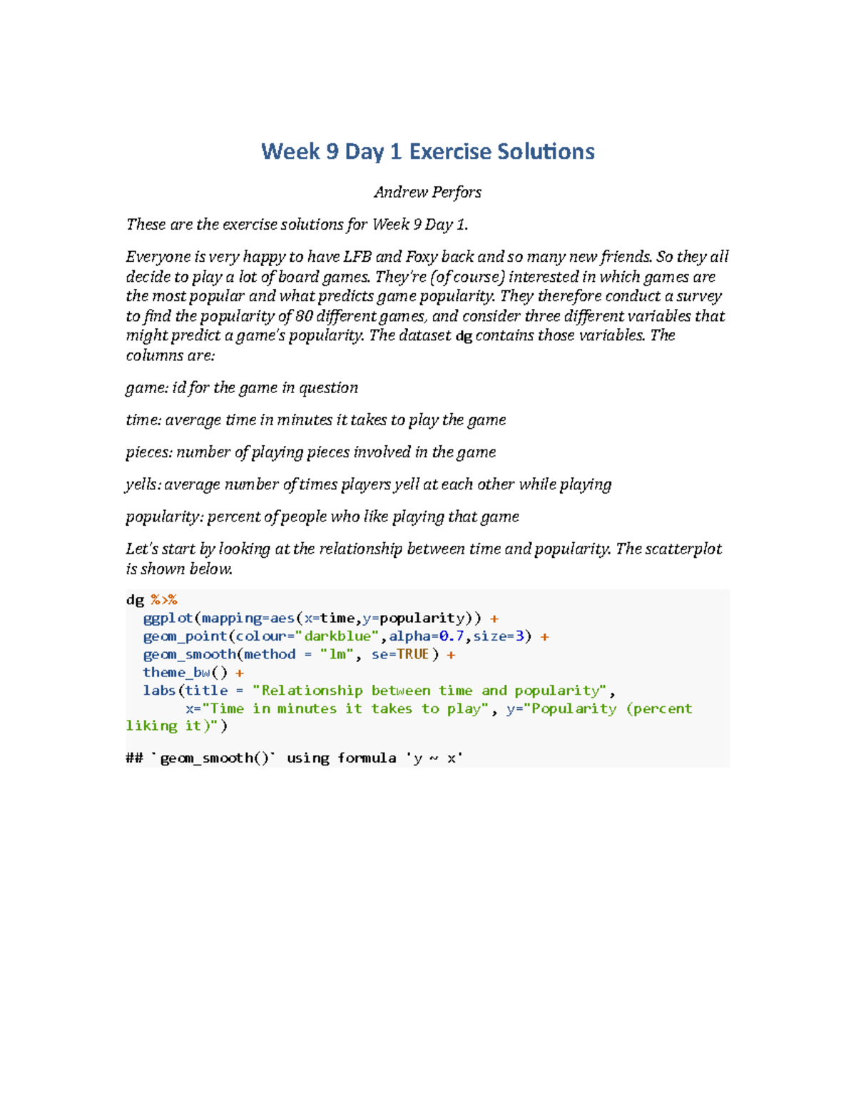 Week9day1exercise-solutionsW8day1exercise-solutions for tutorial ...