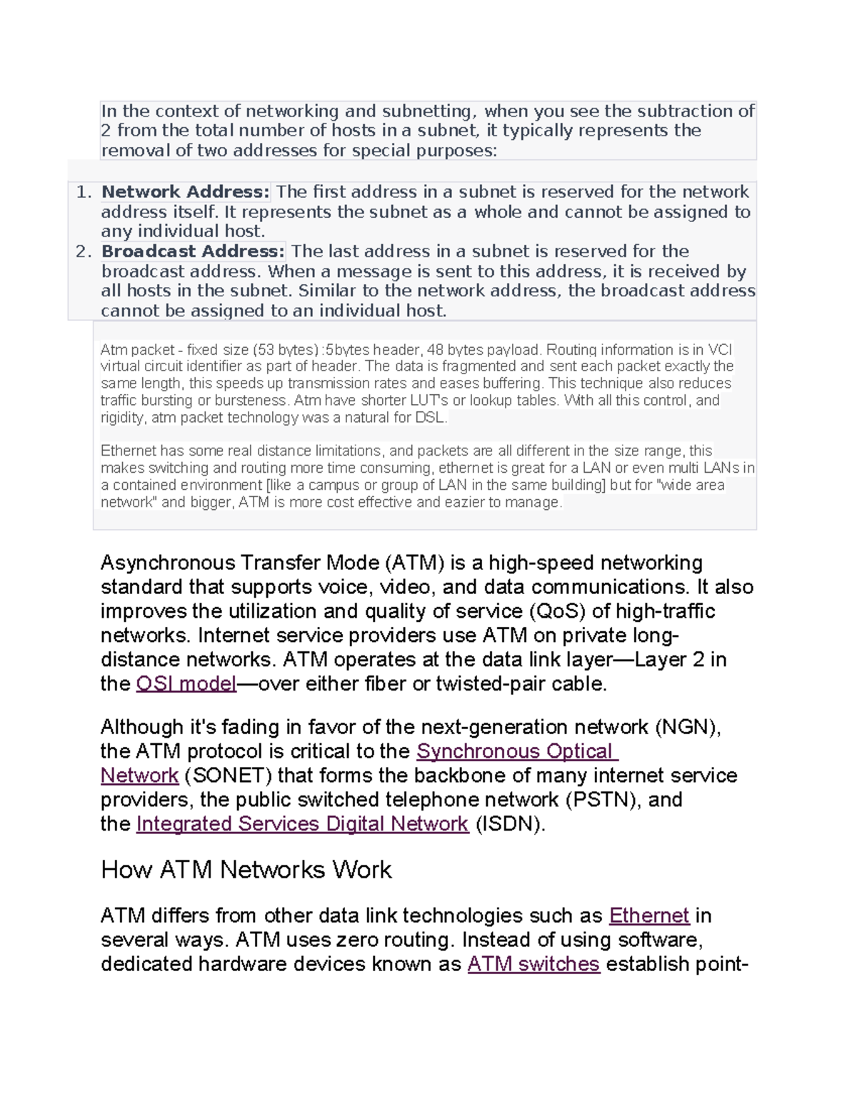 NS - AAAA NDBHDBSV - In the context of networking and subnetting, when ...