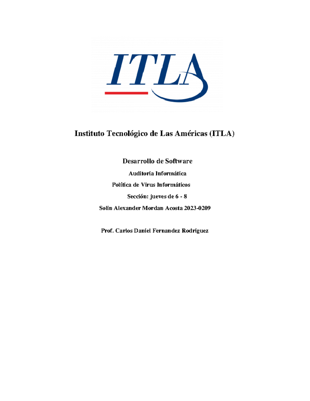 Metodo - aaaaaaaaaaa - Instituto Tecnológico de Las Américas (ITLA ...