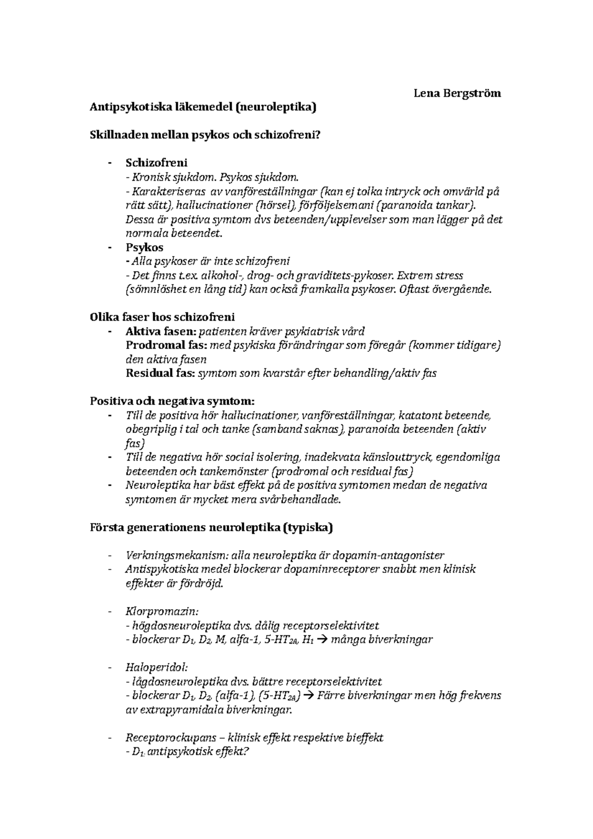 Antipsykotiska läkemedel neuroleptika - Antipsykotiska (neuroleptika ...
