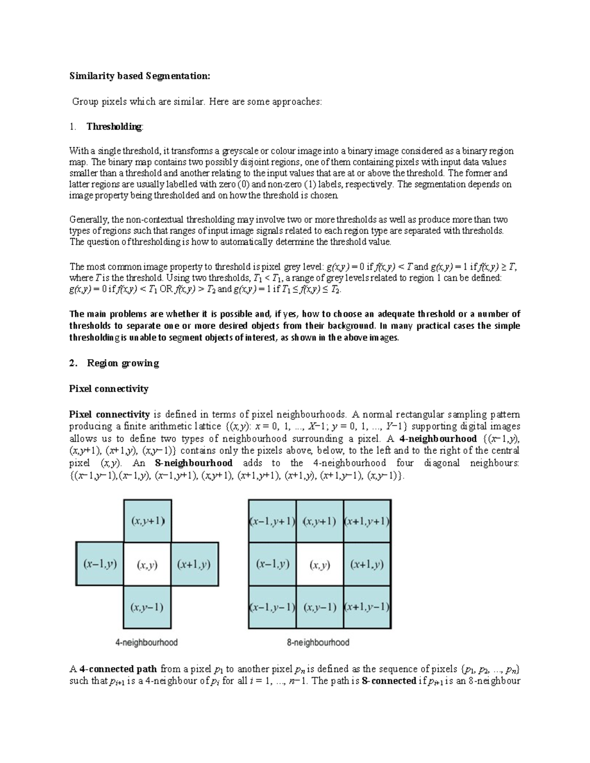 Similarity based Segmentation ( Digital Image Processing) - Similarity ...