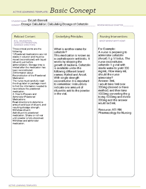 Famotidine ati template for pharmacology - ACTIVE LEARNING TEMPLATES ...