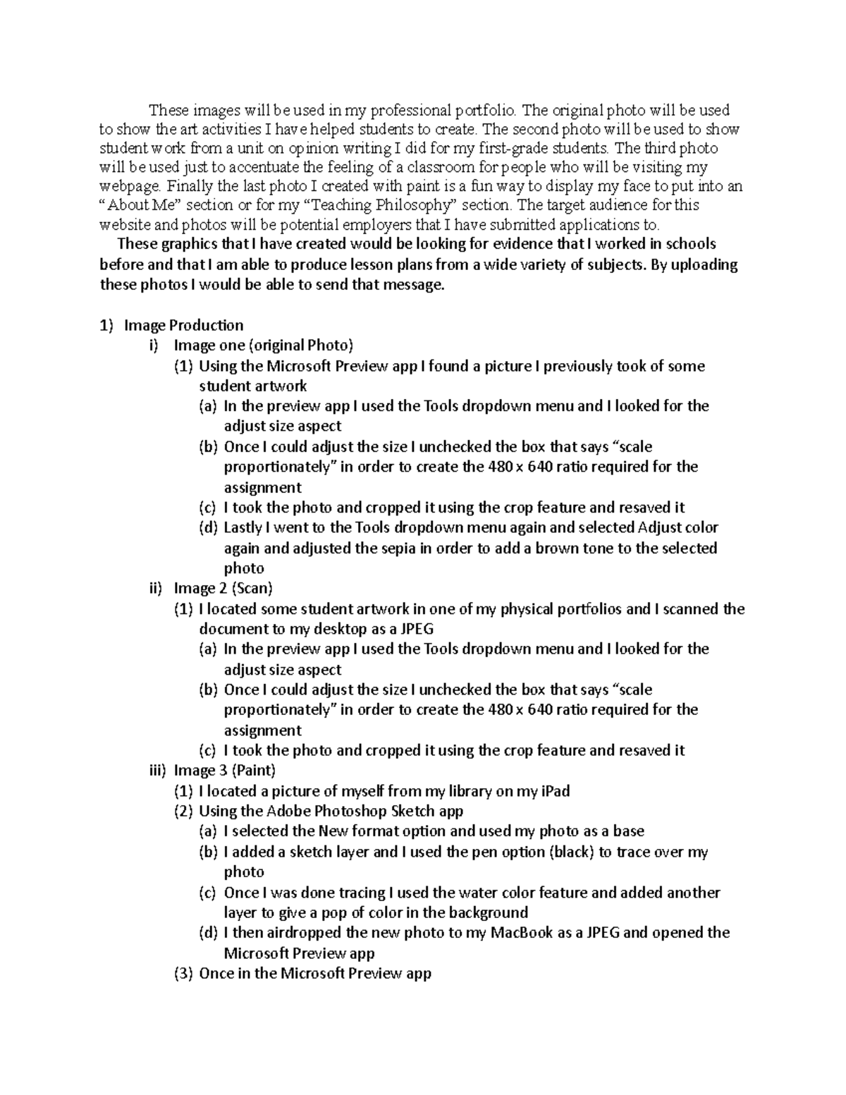 Photo rational - These images will be used in my professional portfolio ...