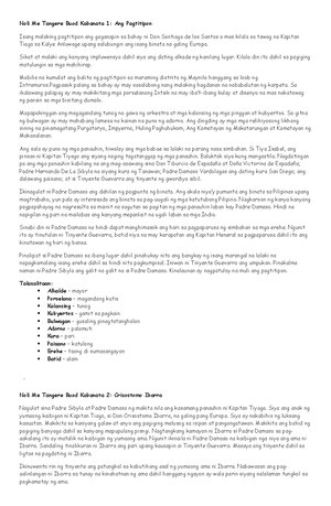 El Filibusterismo Buod Kabanata 1-39 - Sakay sa bapor sina Donya ...