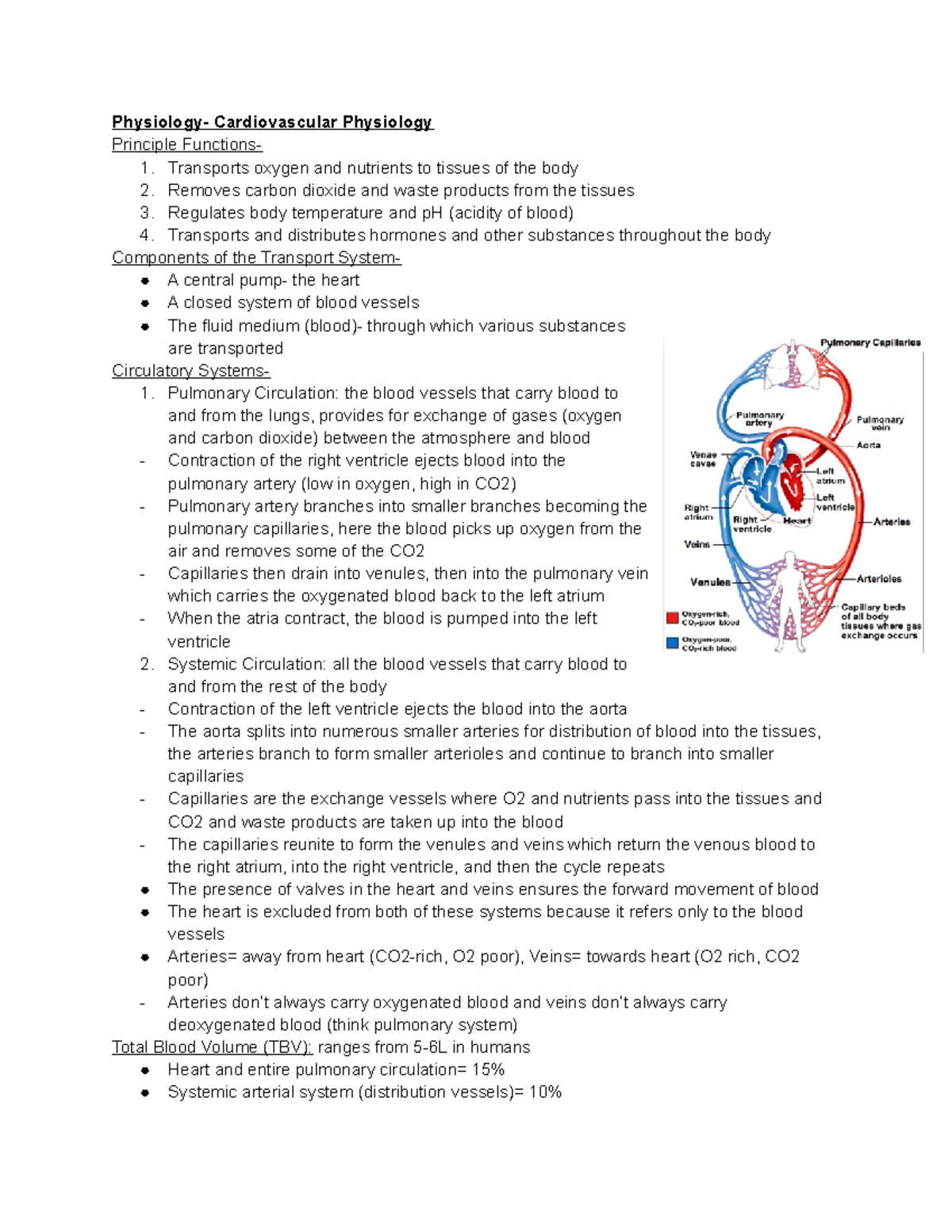 Physiology- Cardiovascular Physiology - Physiology- Cardiovascular ...