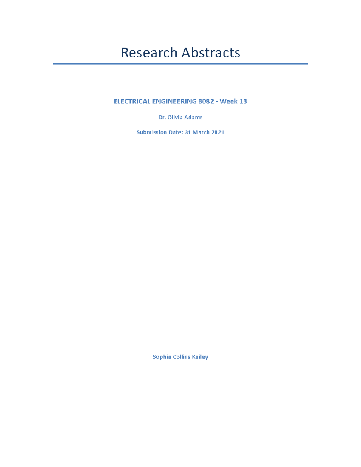 Electrical Engineering-8082-Research Abstracts - Research Abstracts ELECTRICAL ENGINEERING 8082 ...