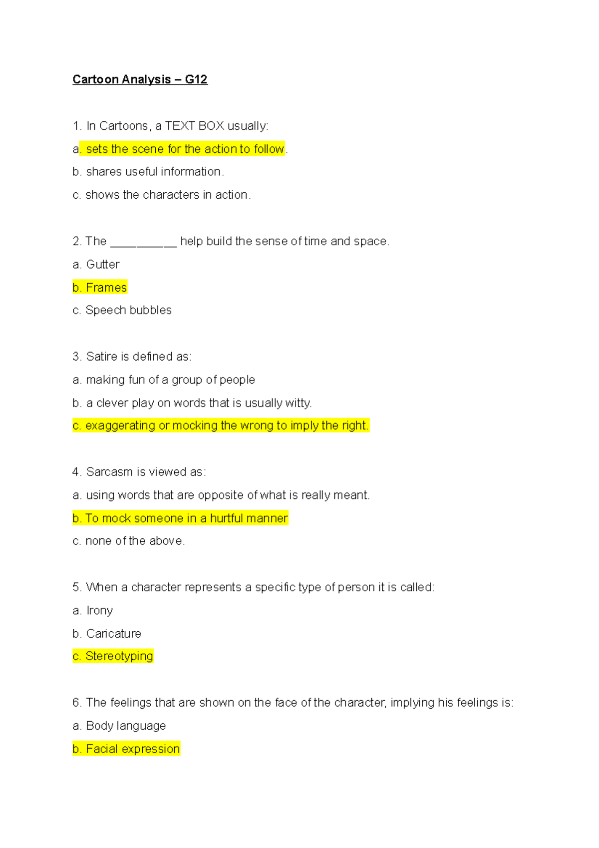 Cartoon Analysis g12 - Cartoon Analysis – G In Cartoons, a TEXT BOX ...