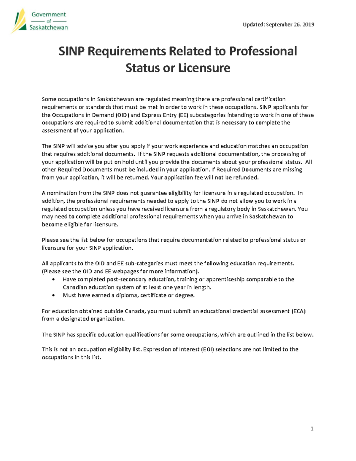 SINP-Requirements-Related-to-Professional-Status-or-Licensure ...