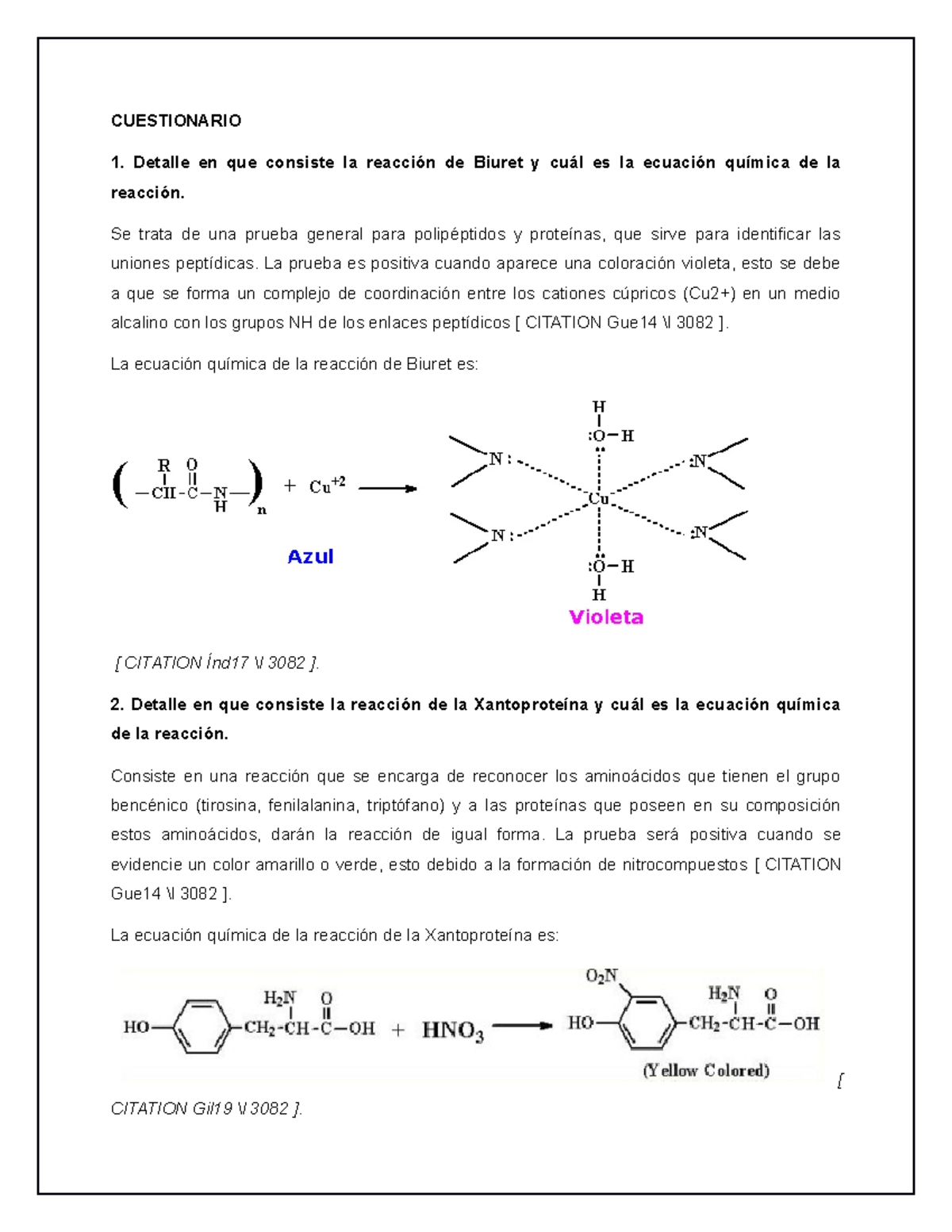 Cuestionario 10 - trabajo - CUESTIONARIO 1. Detalle en que consiste la ...