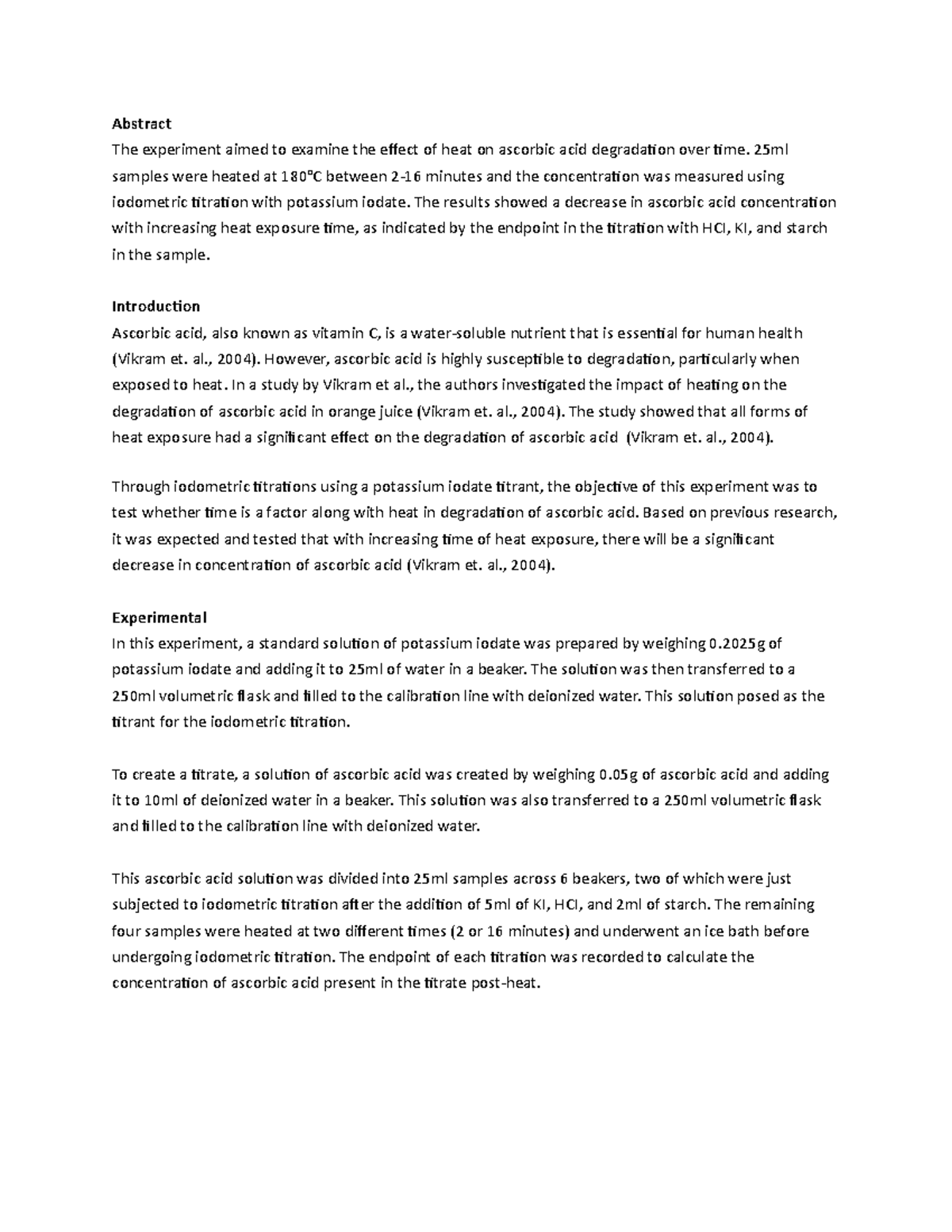 Experiment 9 Lab Report - Abstract The experiment aimed to examine the ...