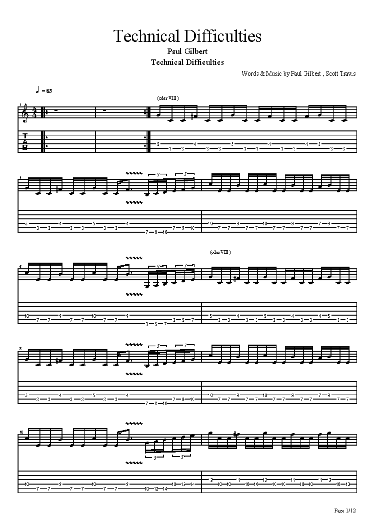 Technical-difficultiestab - Technical Difficulties Paul Gilbert ...