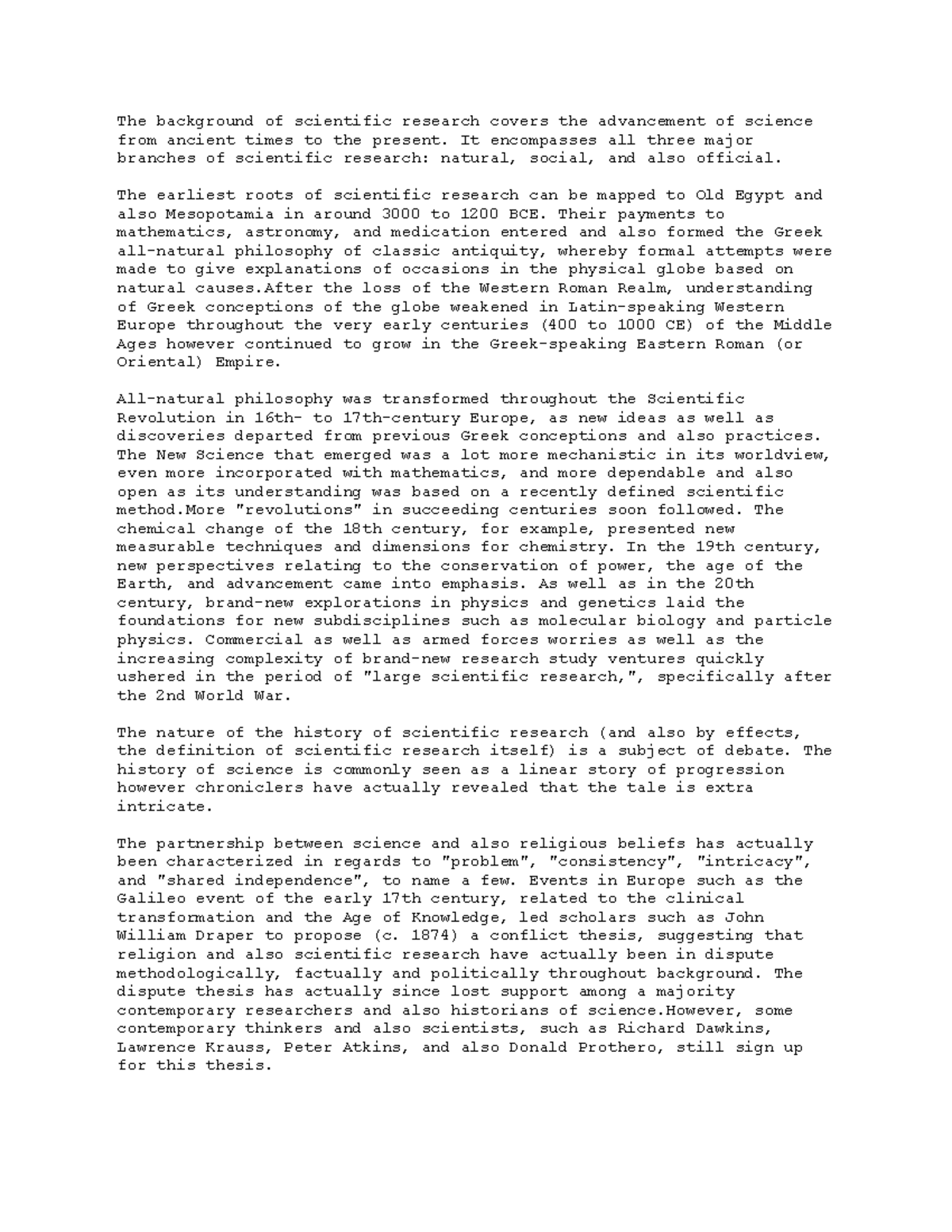 AE- 937 - Summary notes - The background of scientific research covers ...