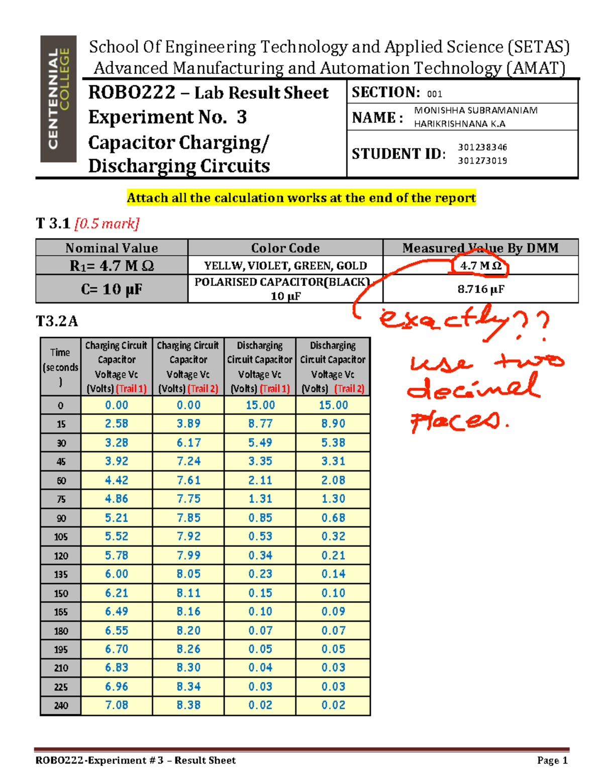 Lab #3 Electronics Devices-8936902 - School Of Engineering Technology ...