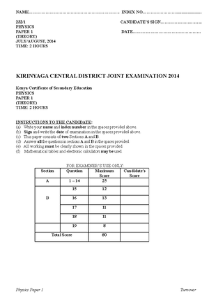 KCSE FORM 2 Chemistry Notes - ATOMIC STRUCTURE AND THE PERIODIC TABLE ...