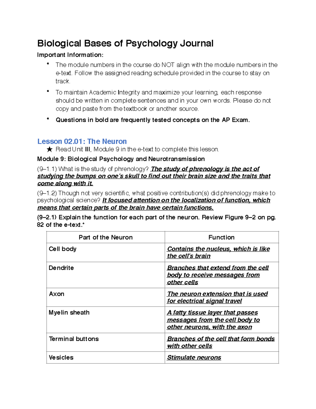 Biological bases of psychology journal - Biological Bases of Psychology ...