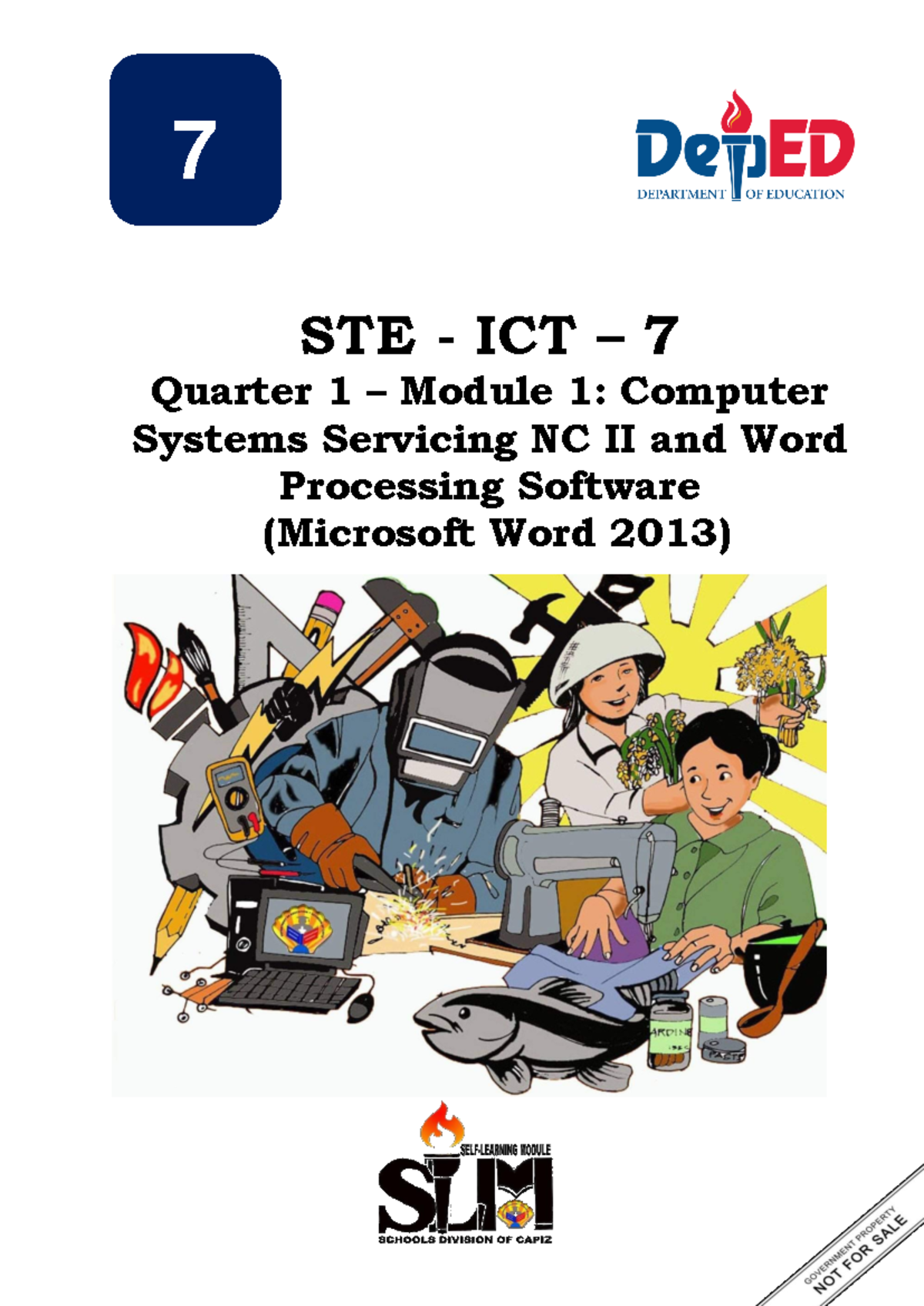 STE Grade-7 SLM Word - good - STE - ICT – 7 Quarter 1 – Module 1 ...
