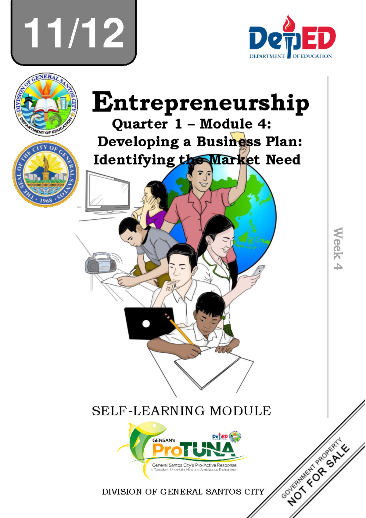 Entrepreneurship-module-4 - SELF -LEARNING MODULE DIVISION OF GENERAL ...