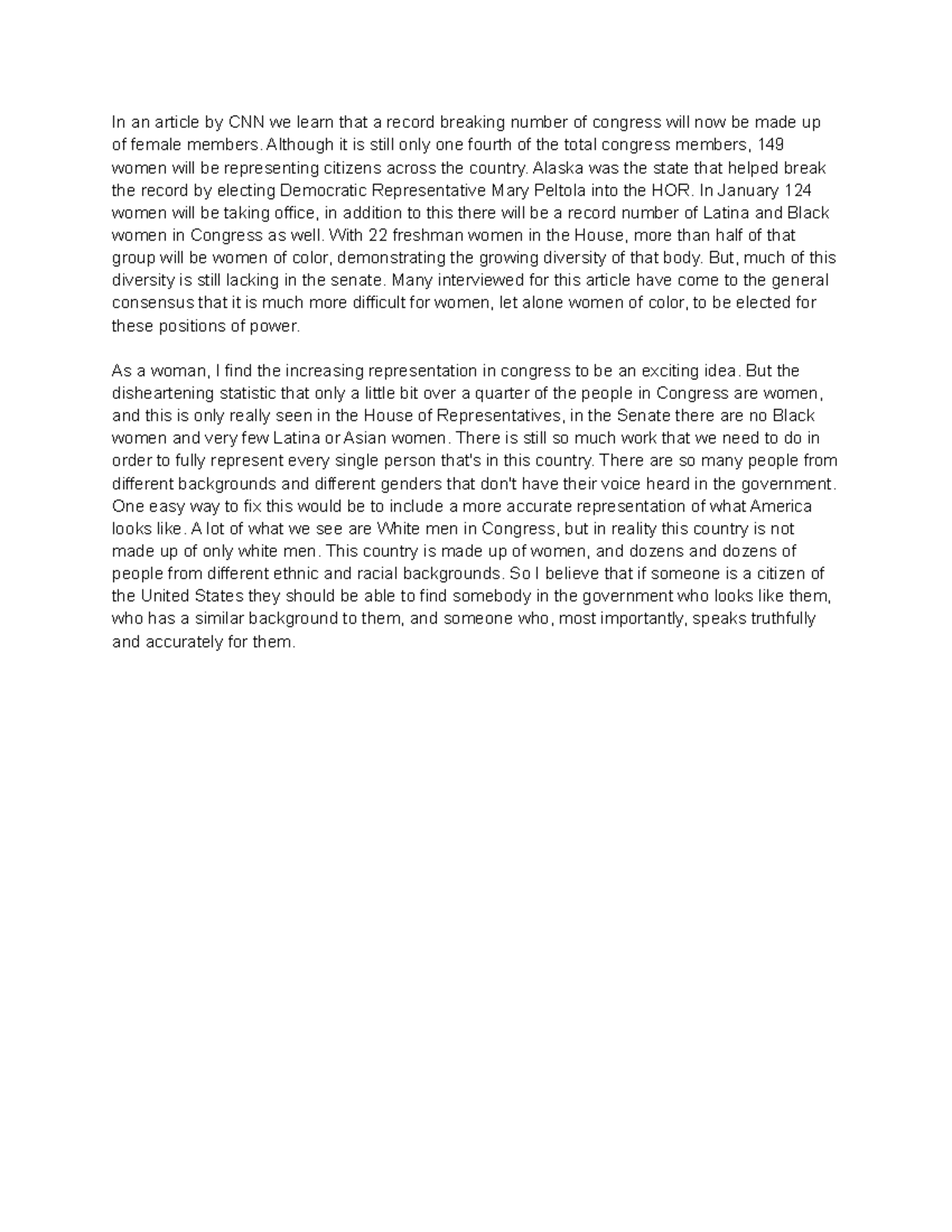 Current Event Analysis 10 In An Article By CNN We Learn That A Record