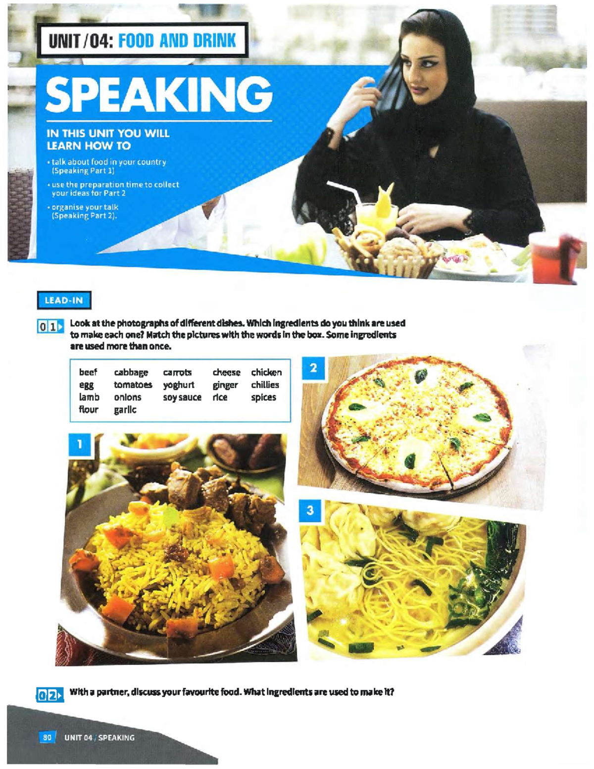 Speaking Theme 3 Food and Drinks - Giải chi tiết IELTS - Studocu