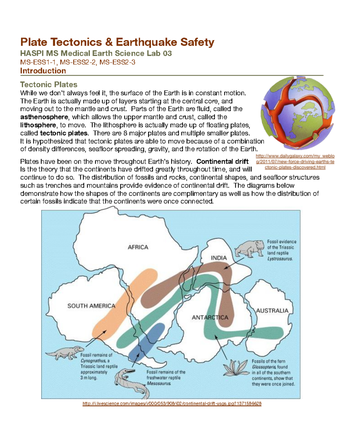 1-17-24 to 1-19-24 Earthquake Safe Buildings - Plate Tectonics ...
