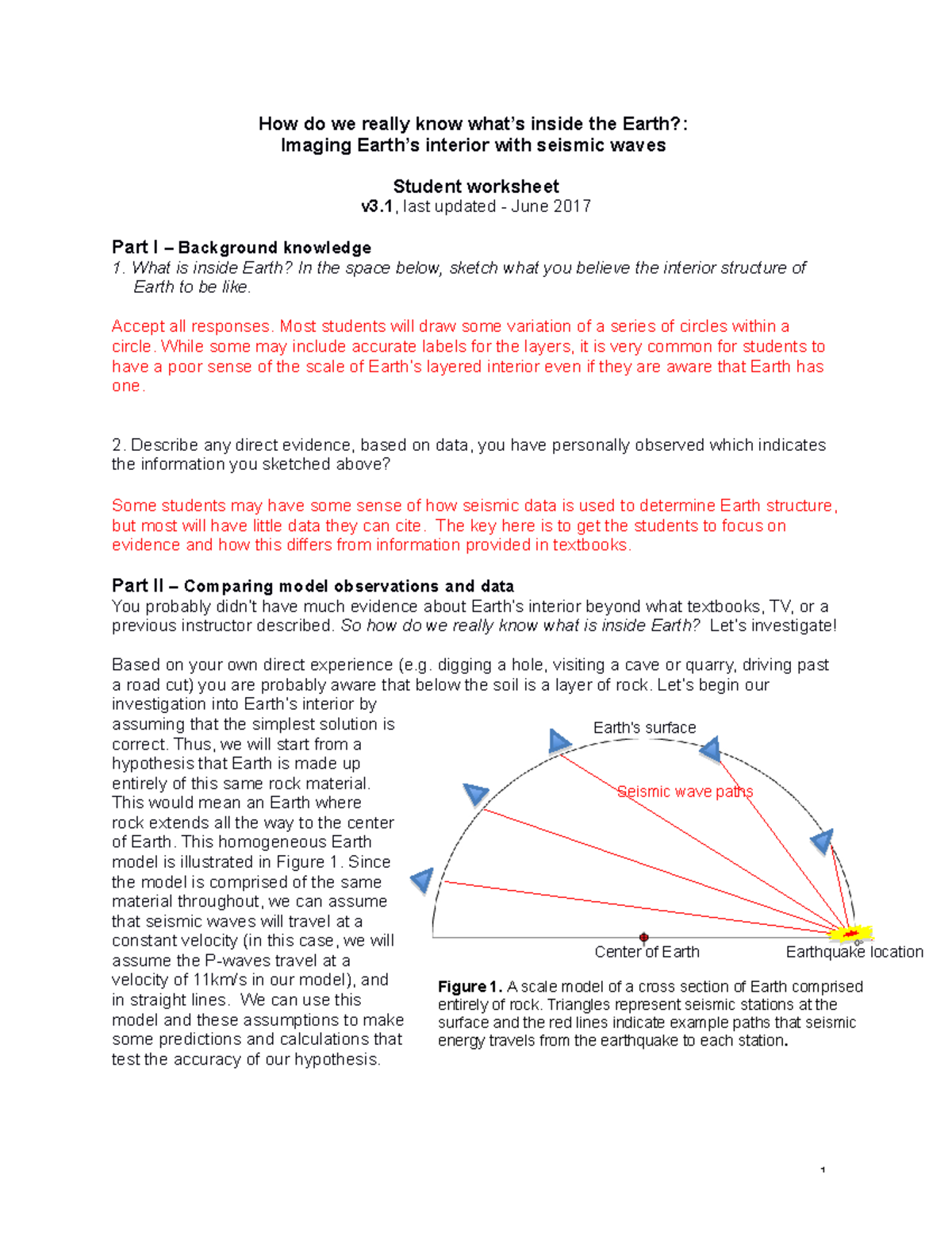 Student worksheet key quothow - How do we really know what’s inside the ...