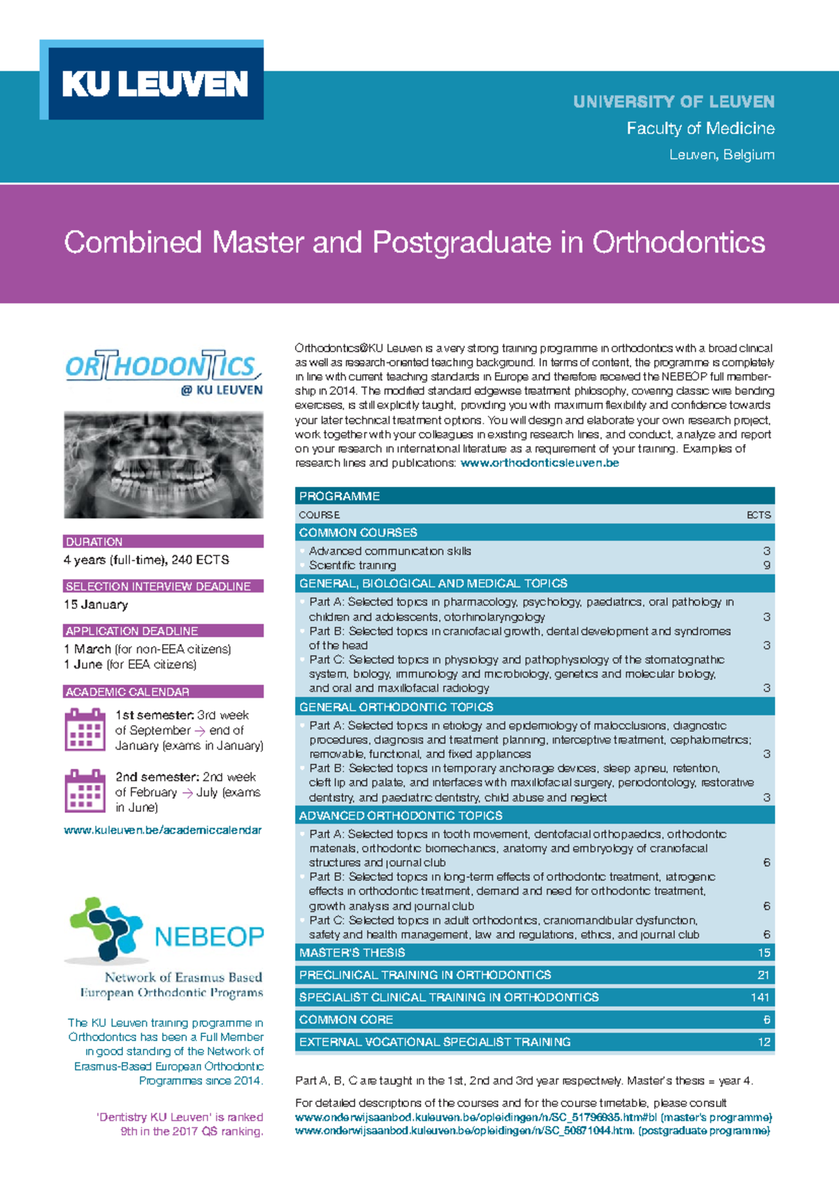 Brochure combined Master - Postgraduate Training Programme in ...