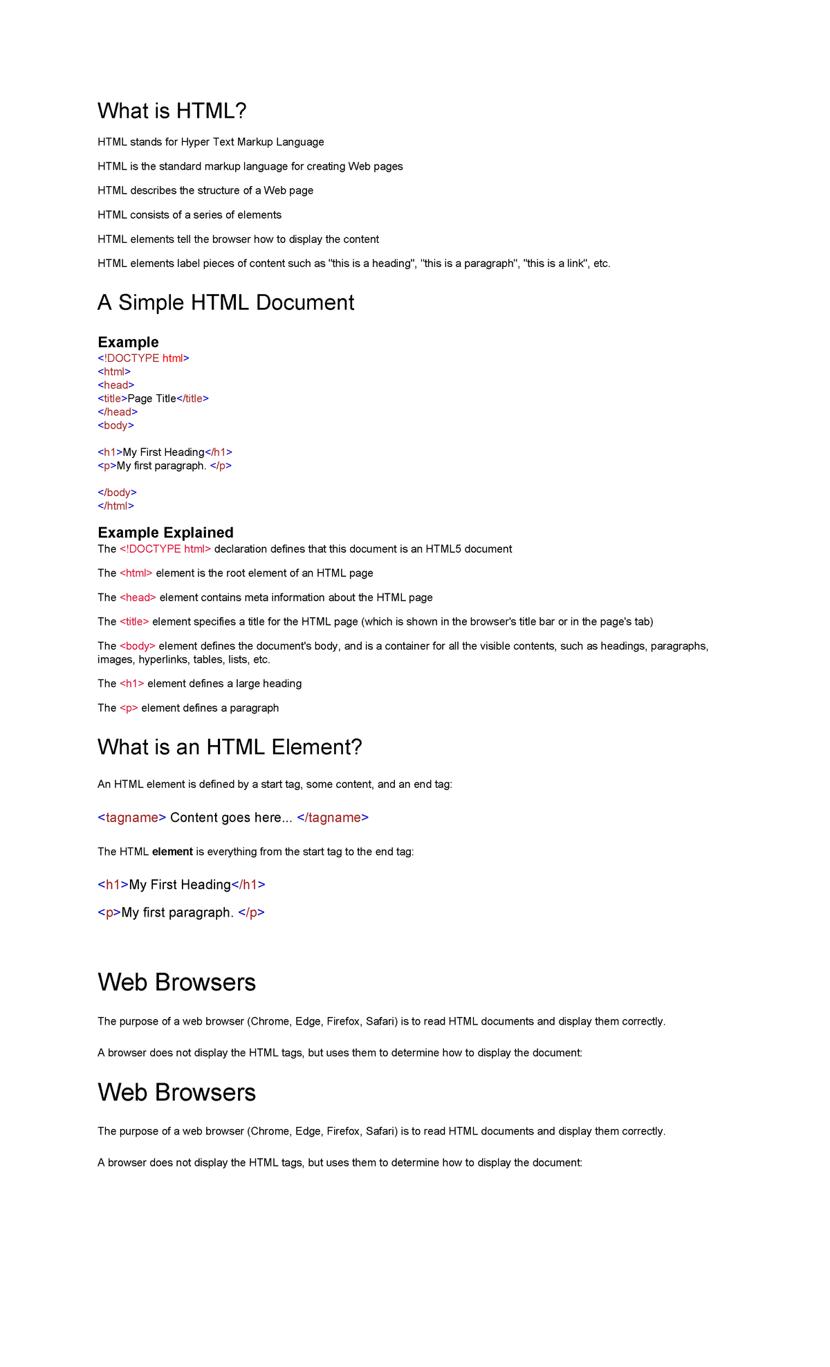 What is HTML - html - What is HTML? HTML stands for Hyper Text Markup ...
