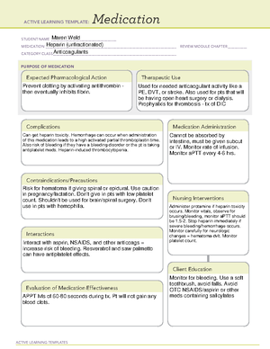 ATI - Potassium Chloride - ACTIVE LEARNING TEMPLATES TherapeuTic ...