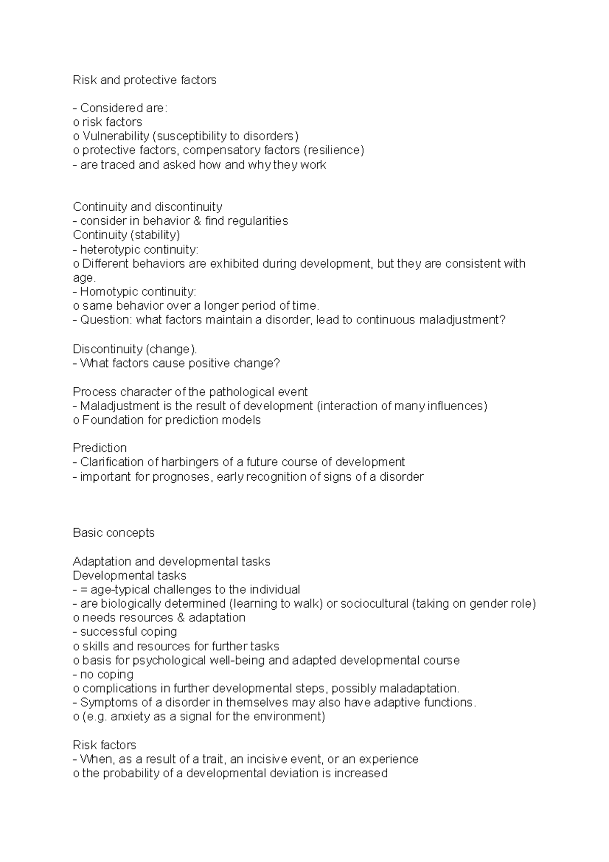 Risk and protective factors - Risk and protective factors Considered ...