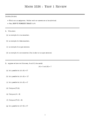 Discrete HW 6 - Fgjkyv - Math 3336 Homework Assignment 6 Instructions ...