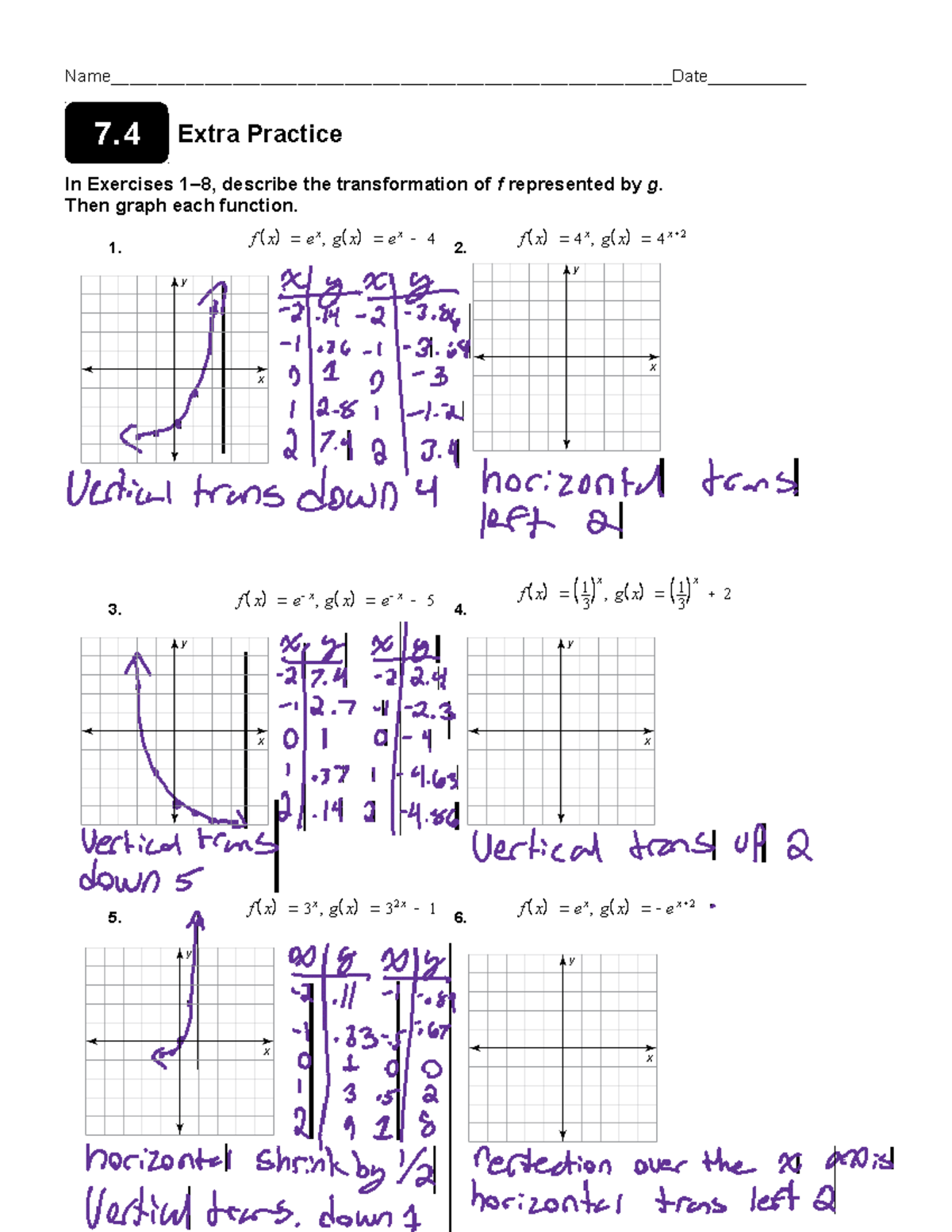 7 - Math notes - Name ...