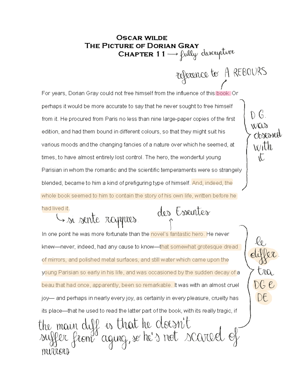 The picture of dorian gray - Oscar wilde The Picture of Dorian Gray ...