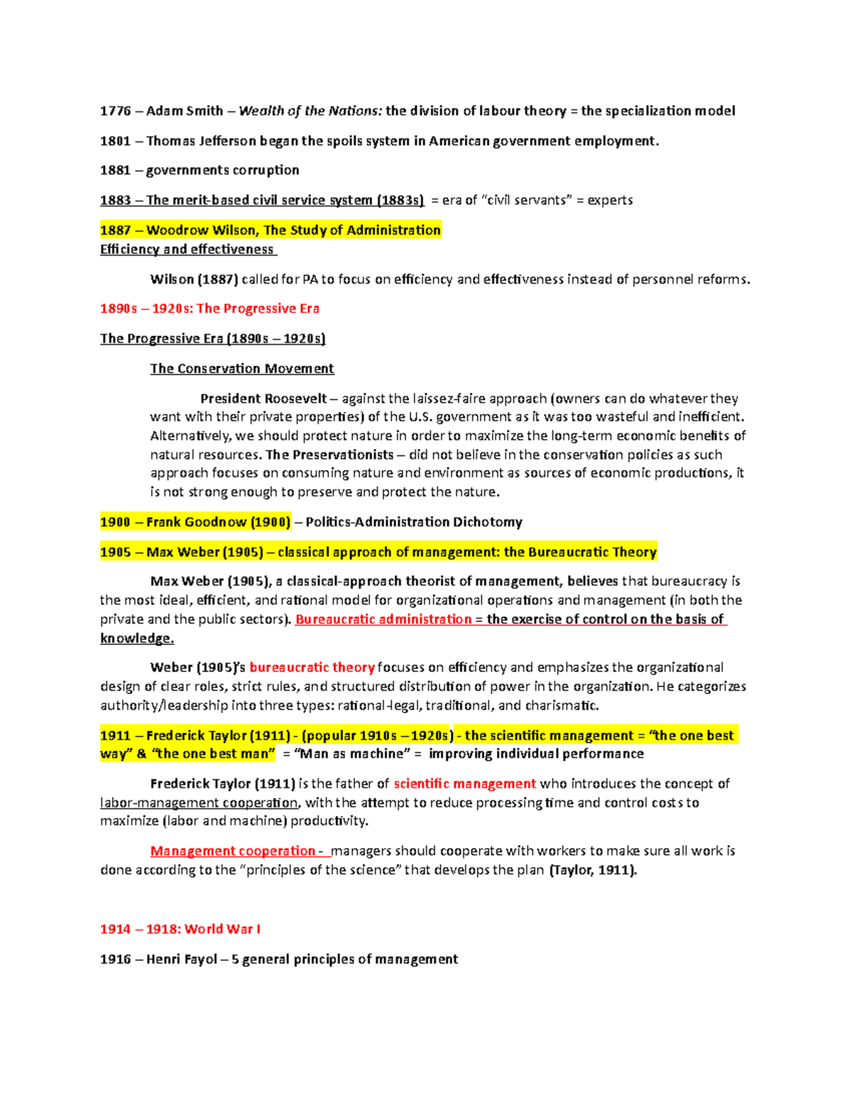 Timeline Concepts - 1776 – Adam Smith – Wealth of the Nations: the ...