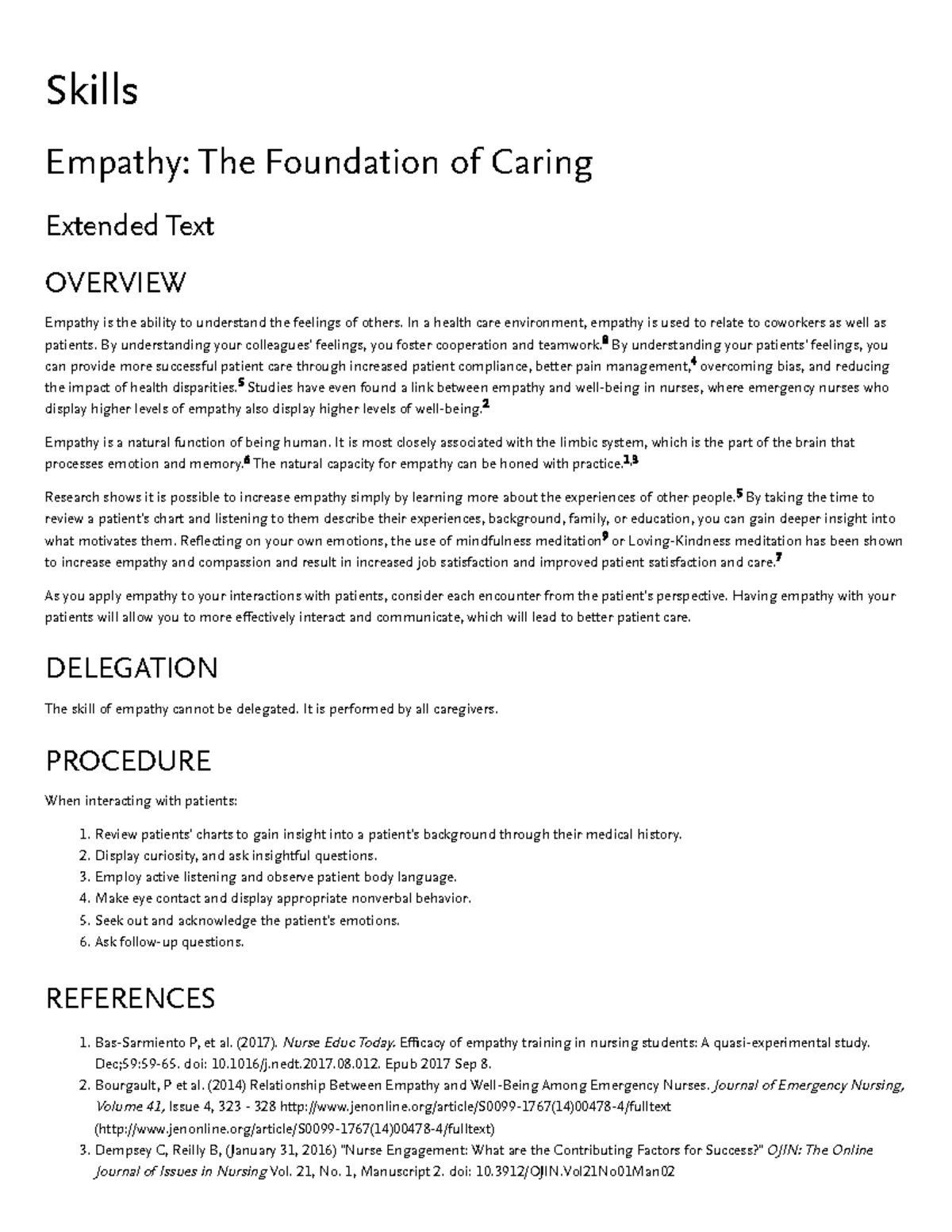 Empathy - The Foundation of Caring - Skills Empathy: The Foundation of ...