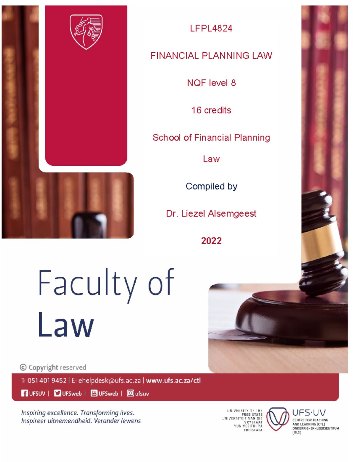 LFPL4824 (2022) ENG Study Guide - [MODULE CODE] [MODULE NAME] [NQF ...