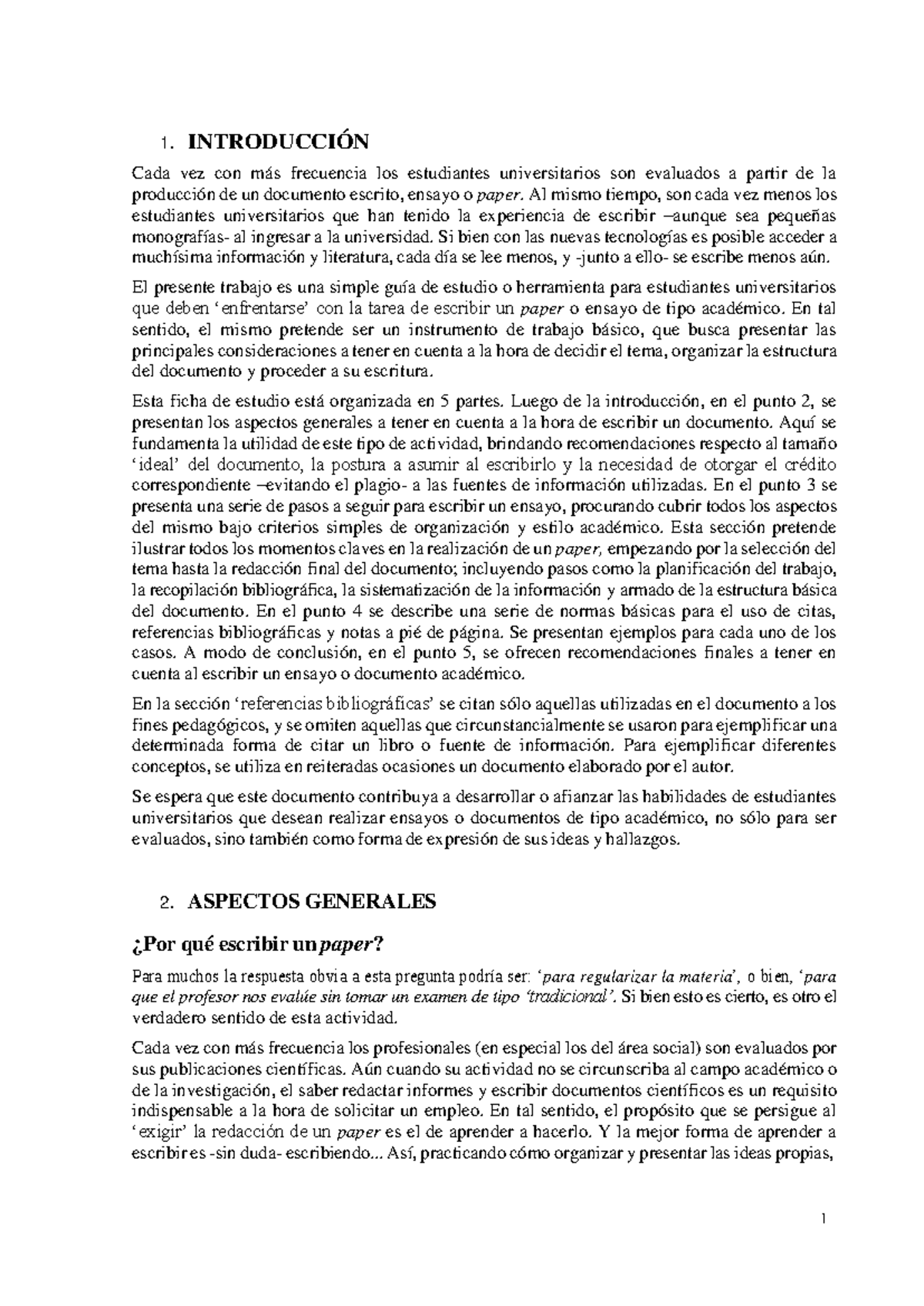 Modelo hacer paper - 1. INTRODUCCIÓN Cada vez con más frecuencia los ...