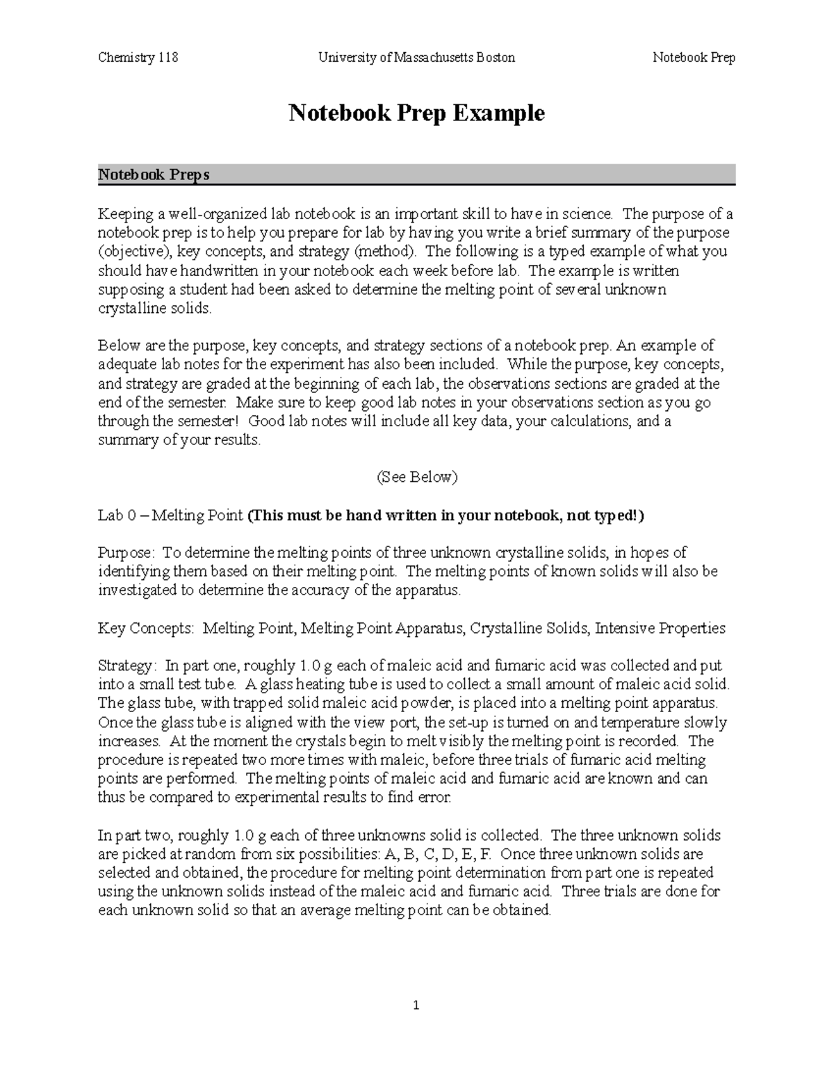 1-Sample Notebook Prep, CHEM118-S15 - Chemistry 118 University of ...