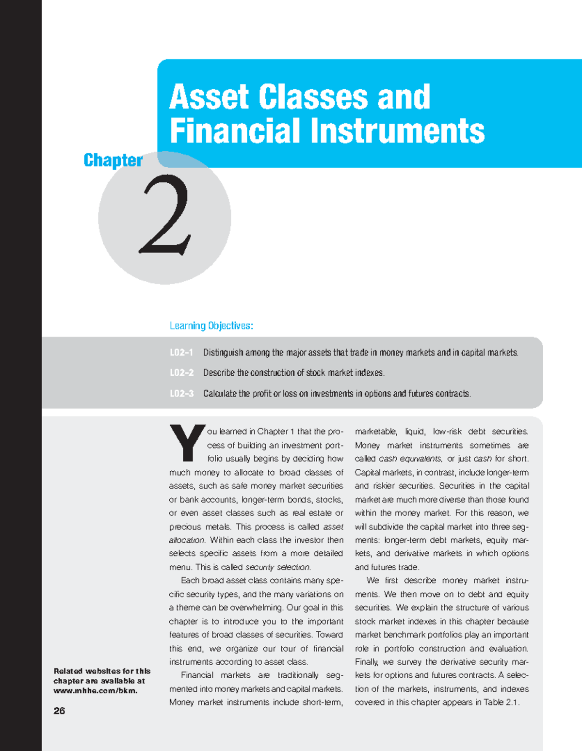 Lesson 2 (Chapter 2)-1 - The unreleased book - 26 Asset Classes and Financial Instruments ...
