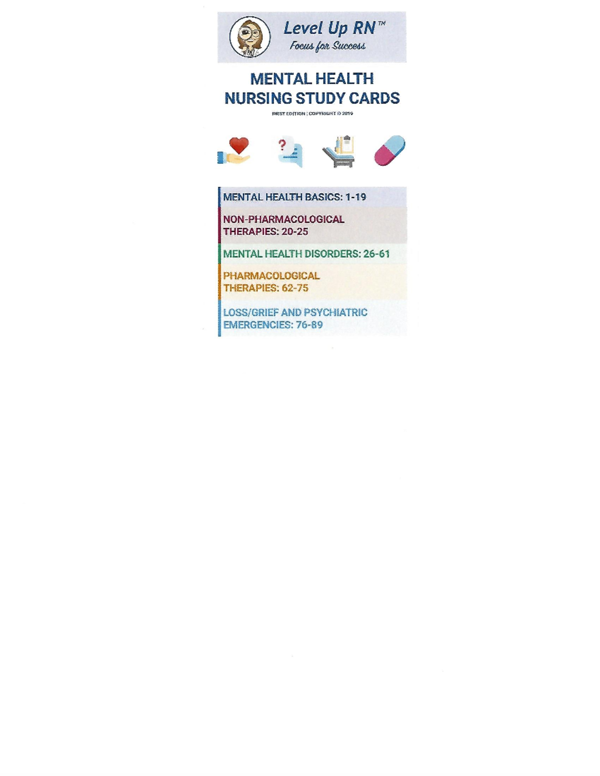 Mental Health - Studocu