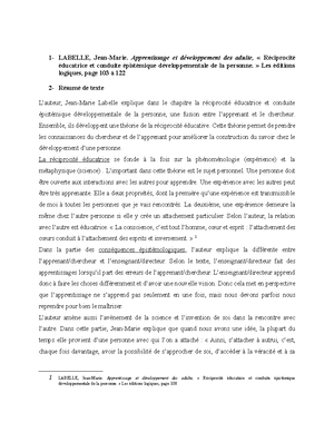 Fiche lecture MAELA Paul - MAELA, Paul. « Ce qu’accompagner veut dire ...