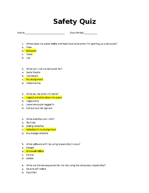 Safety Lesson Plan - Lesson Template Sarah Gilliam Econ 101 104 1 st ...