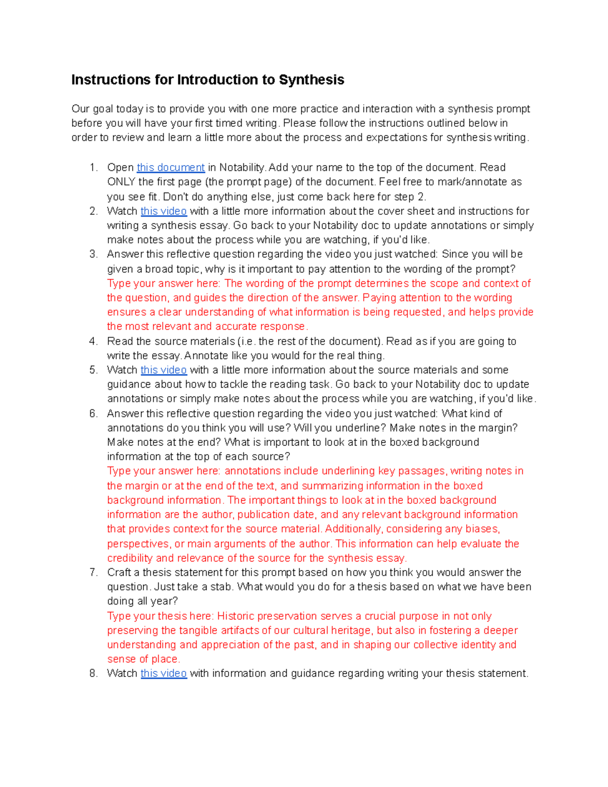 Copy of Marco Learning Video Instructions 2023 - Instructions for ...