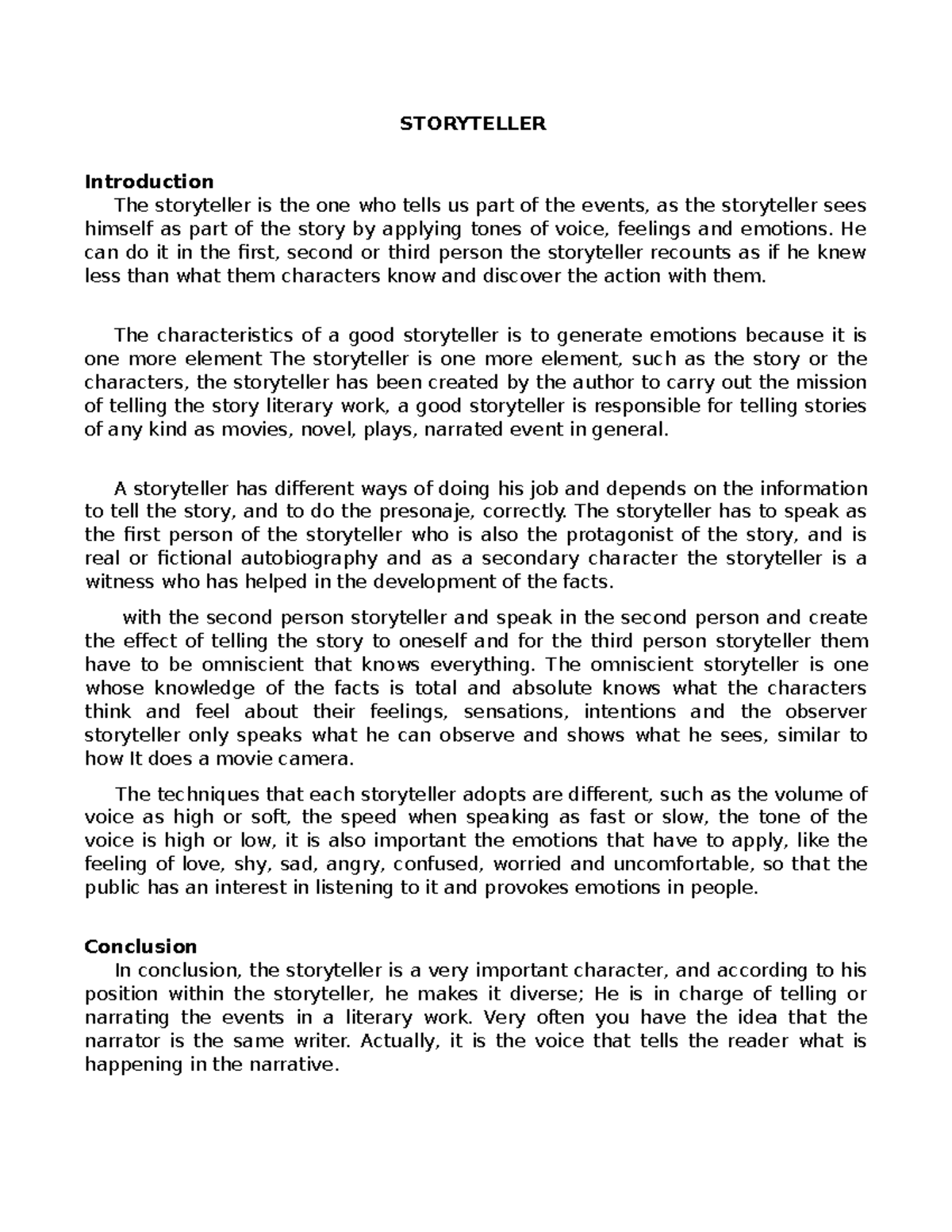 Storytelle 1 - INSTITUTO: CEC ENGLISHLANDS INGLES - STORYTELLER ...