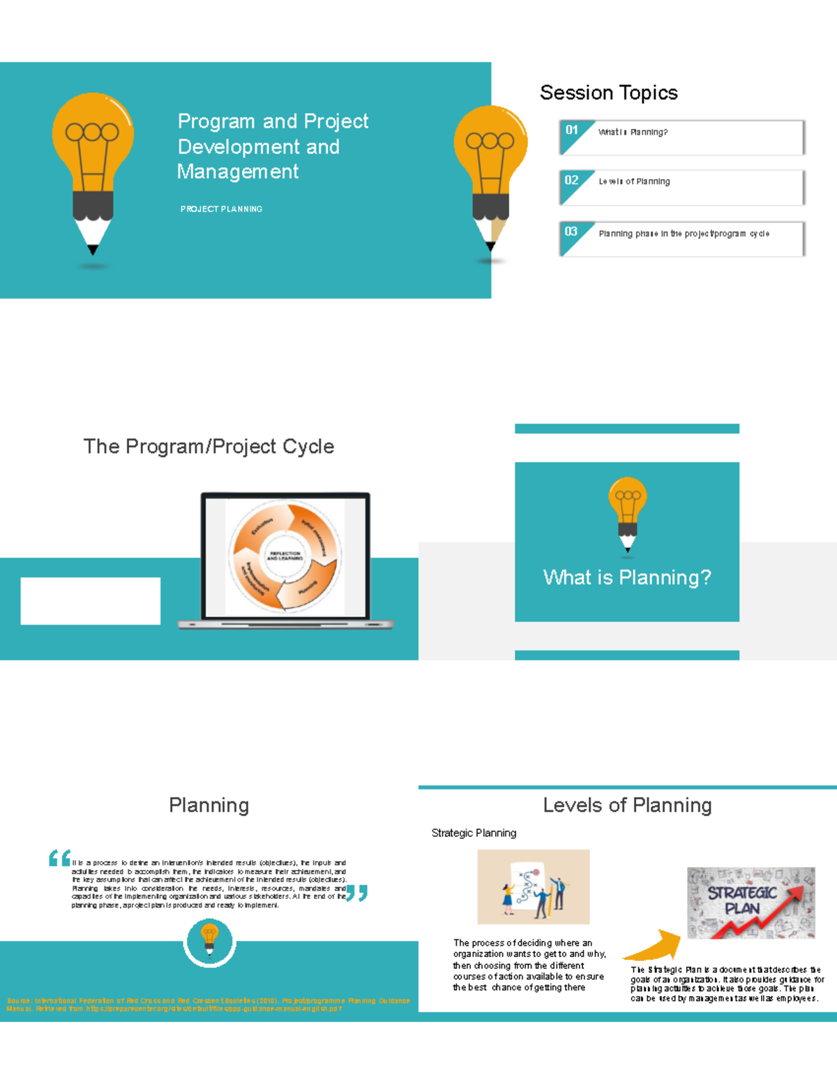 PA 317- Lesson 4 Project-Planning - Program and Project Development and ...